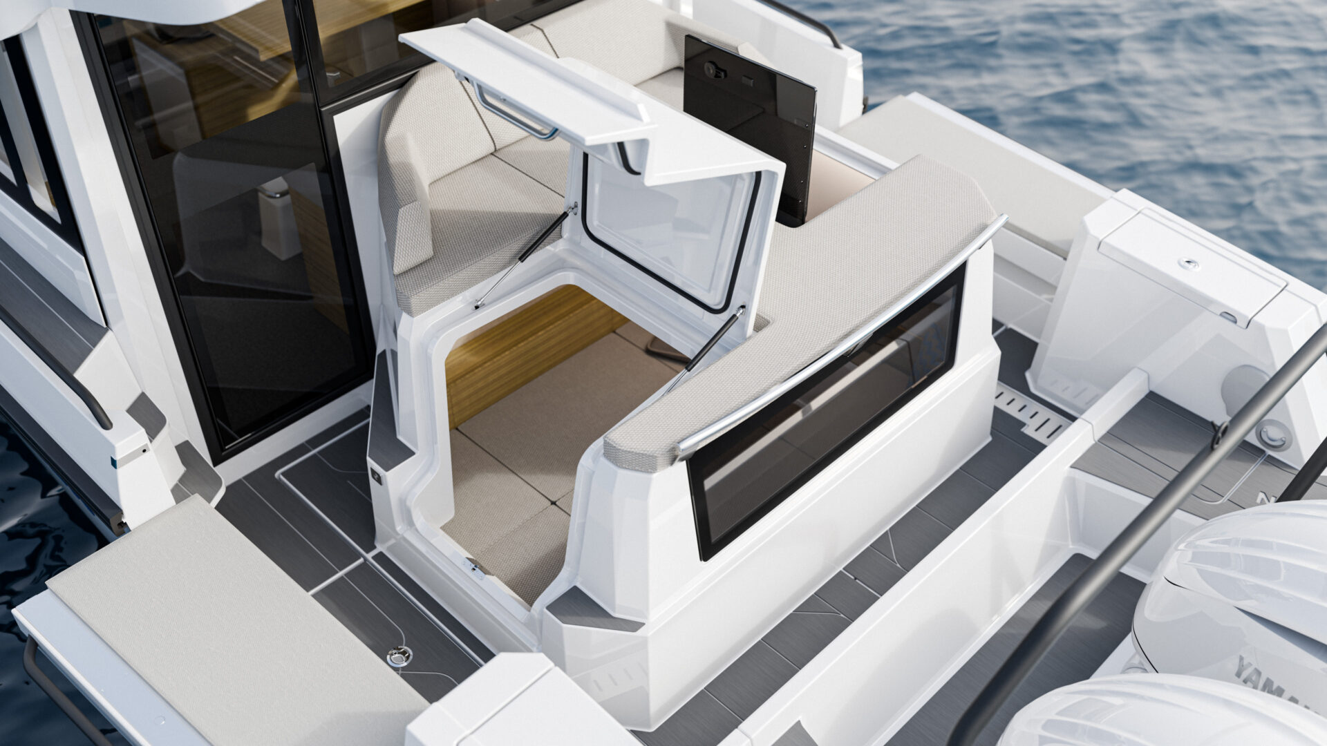 Aft-Cabin Package available for the Quarken 35 range - Quarken